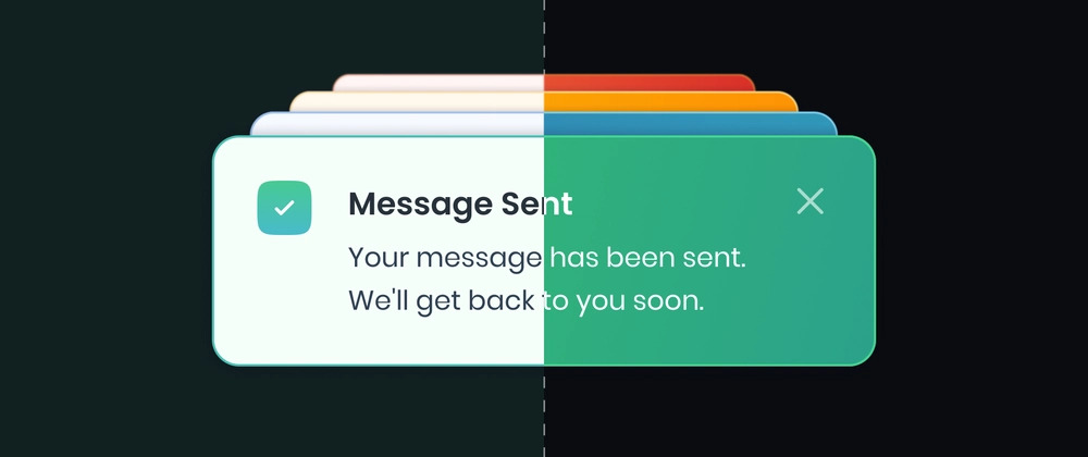 0 Dependency Toast Messages in Svelte